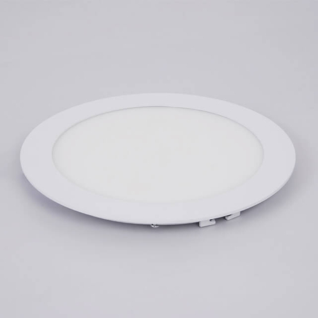 24Watt Recessed Light White Rim Round LED Panel Light 300mm - Snorder