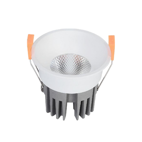 8W Modern Recessed LED Downlight 2700K 4000K Optional Black & White ...